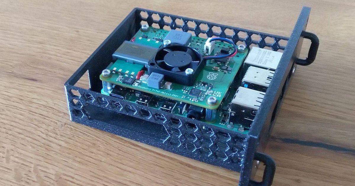 Raspberry Pi Rack Cage Body with HDMI cutout by Zapster | Download free STL model | Printables.com