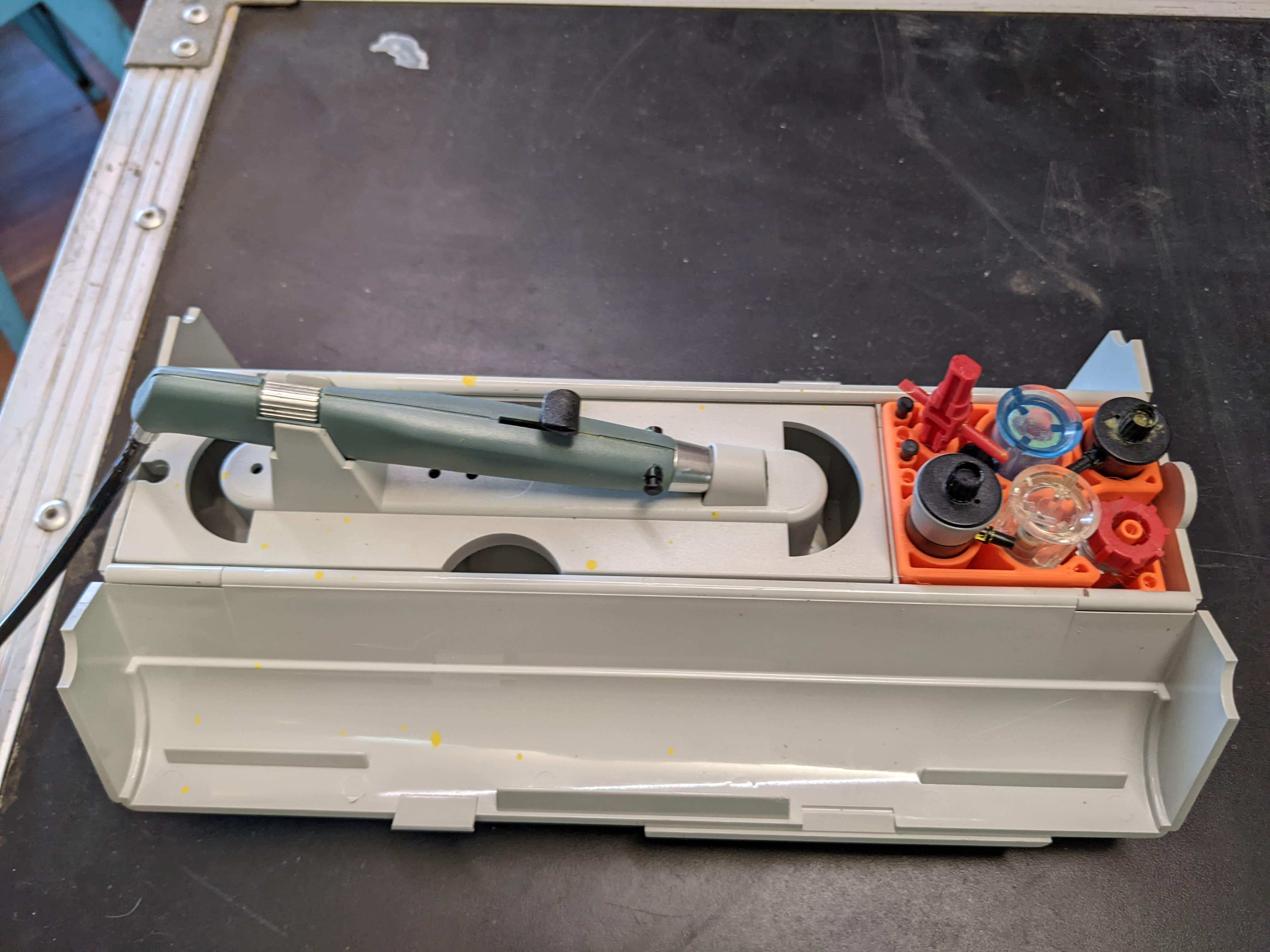 Aztek 3000S Airbrush Case insert by camdotcam | Download free STL model ...