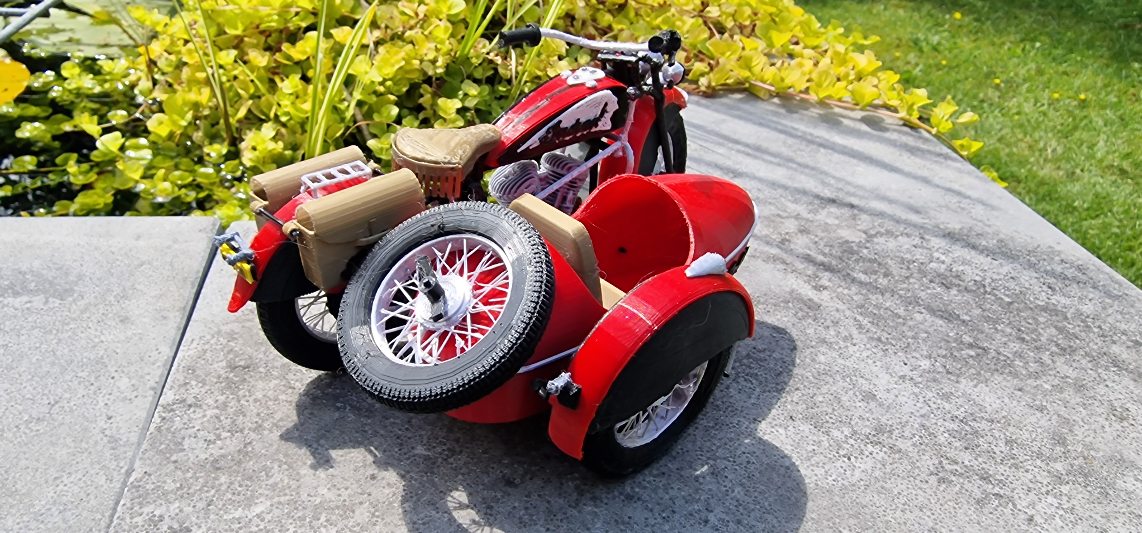 Sidecar for the Indian Chief 1947 designer Ed van der Heijden. by Ed ...