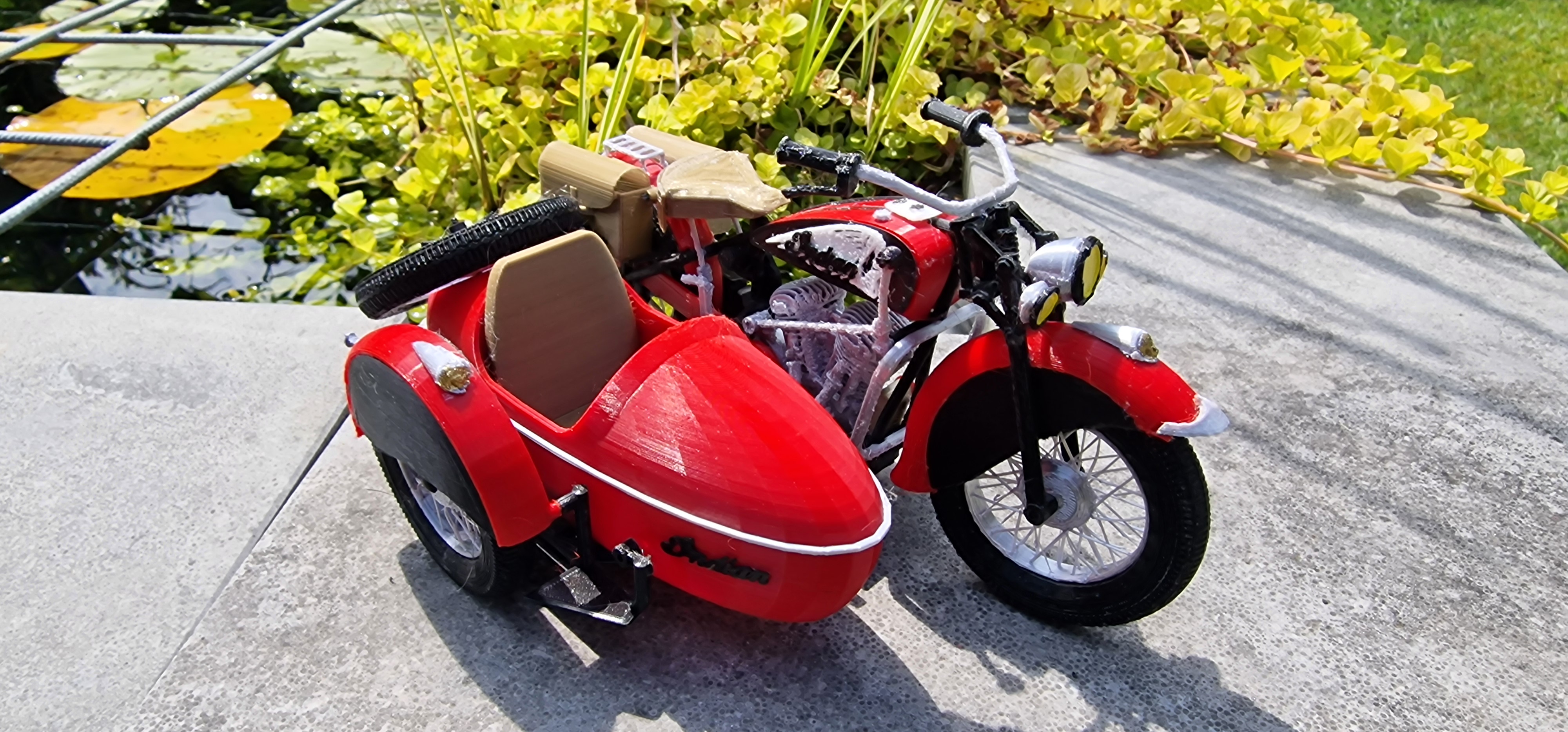 Sidecar for the Indian Chief 1947 designer Ed van der Heijden. by Ed ...