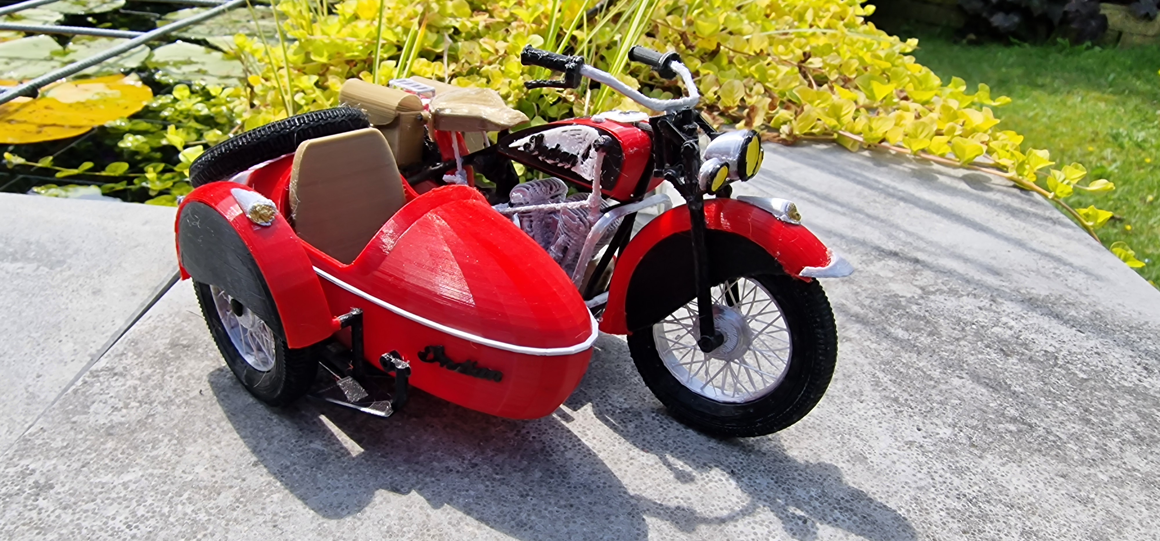 Sidecar for the Indian Chief 1947 designer Ed van der Heijden. by Ed ...