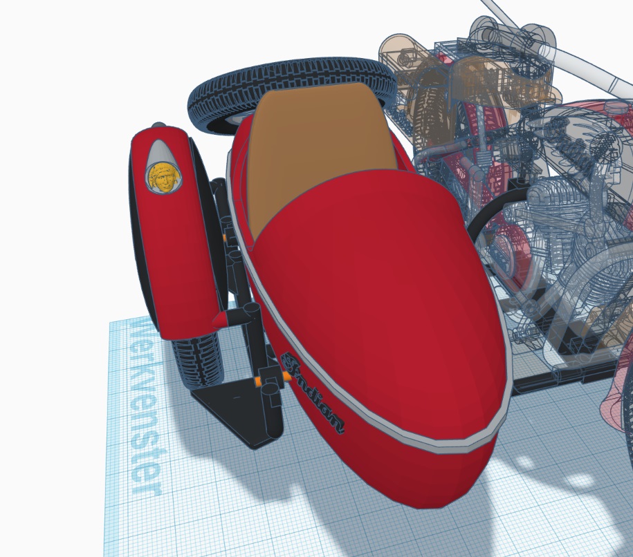 Sidecar for the Indian Chief 1947 designer Ed van der Heijden. by Ed ...
