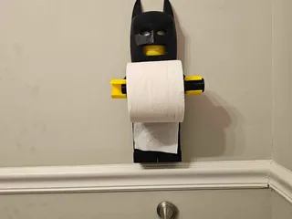 batman Minifig toilet paper holder by william dake | Download free STL ...