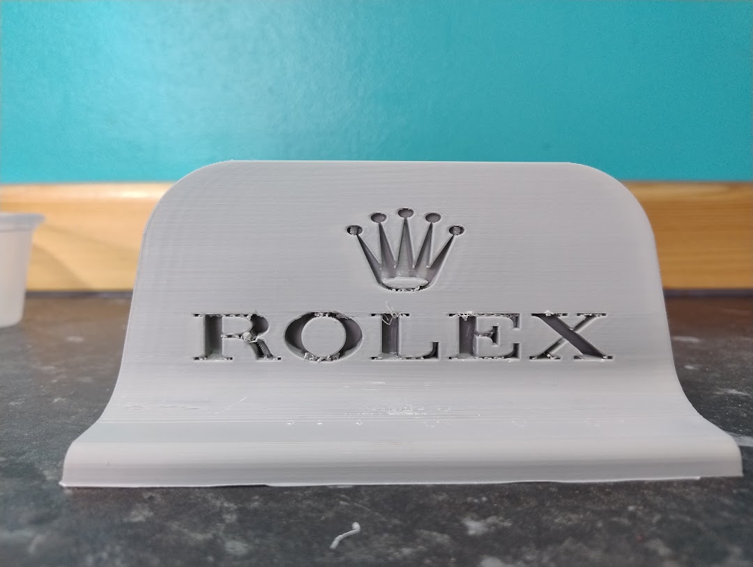 Rolex Logo Laptop stand by MrSausageBoy | Download free STL model ...