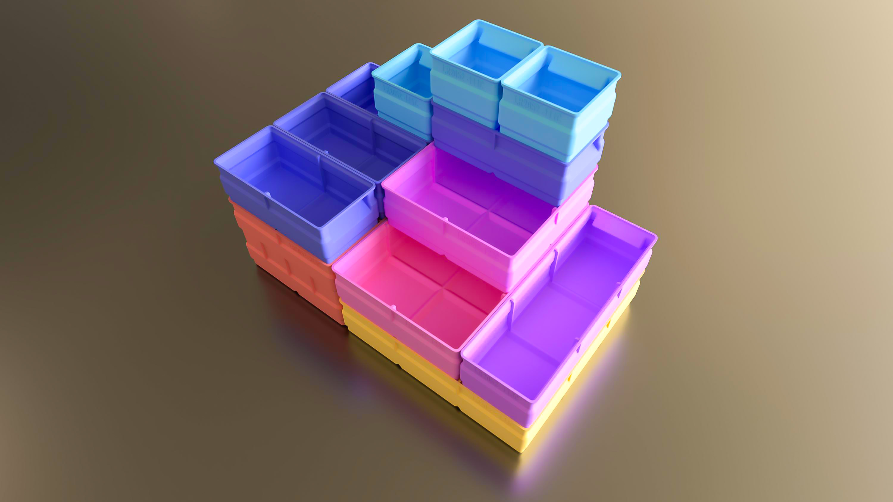 Stackable Storage Boxes – 2024 Update – Optimized for 3D Print by ...