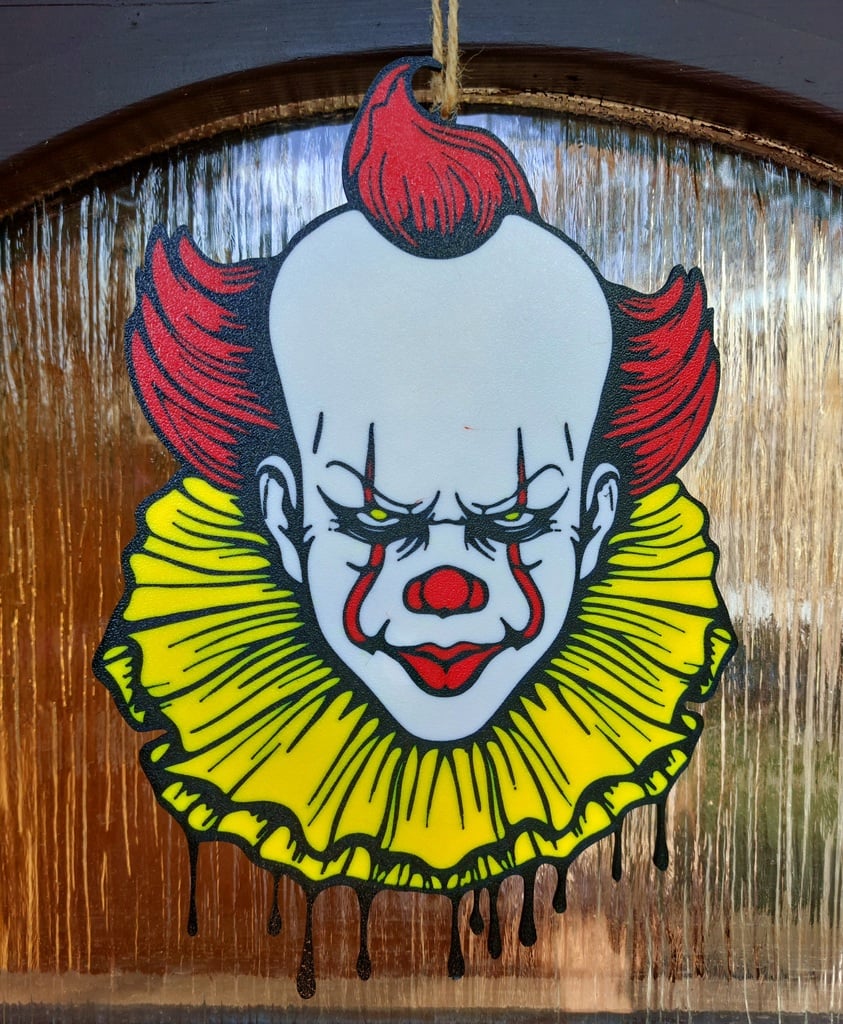 Halloween scary clown window decoration by kutnohormac | Download free ...