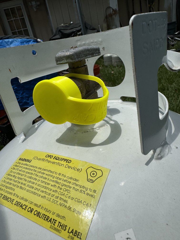 Propane Dust Cap by arnmac | Download free STL model | Printables.com