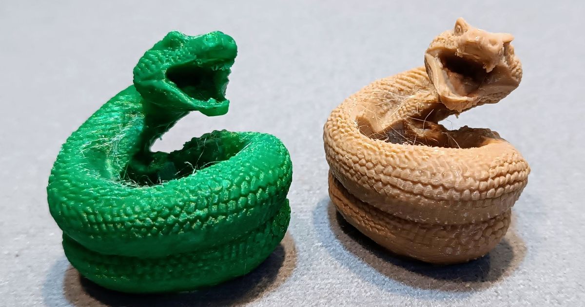 Kaa snake Scout woggle von Baloo 3D | Kostenloses STL-Modell herunterladen | Printables.com