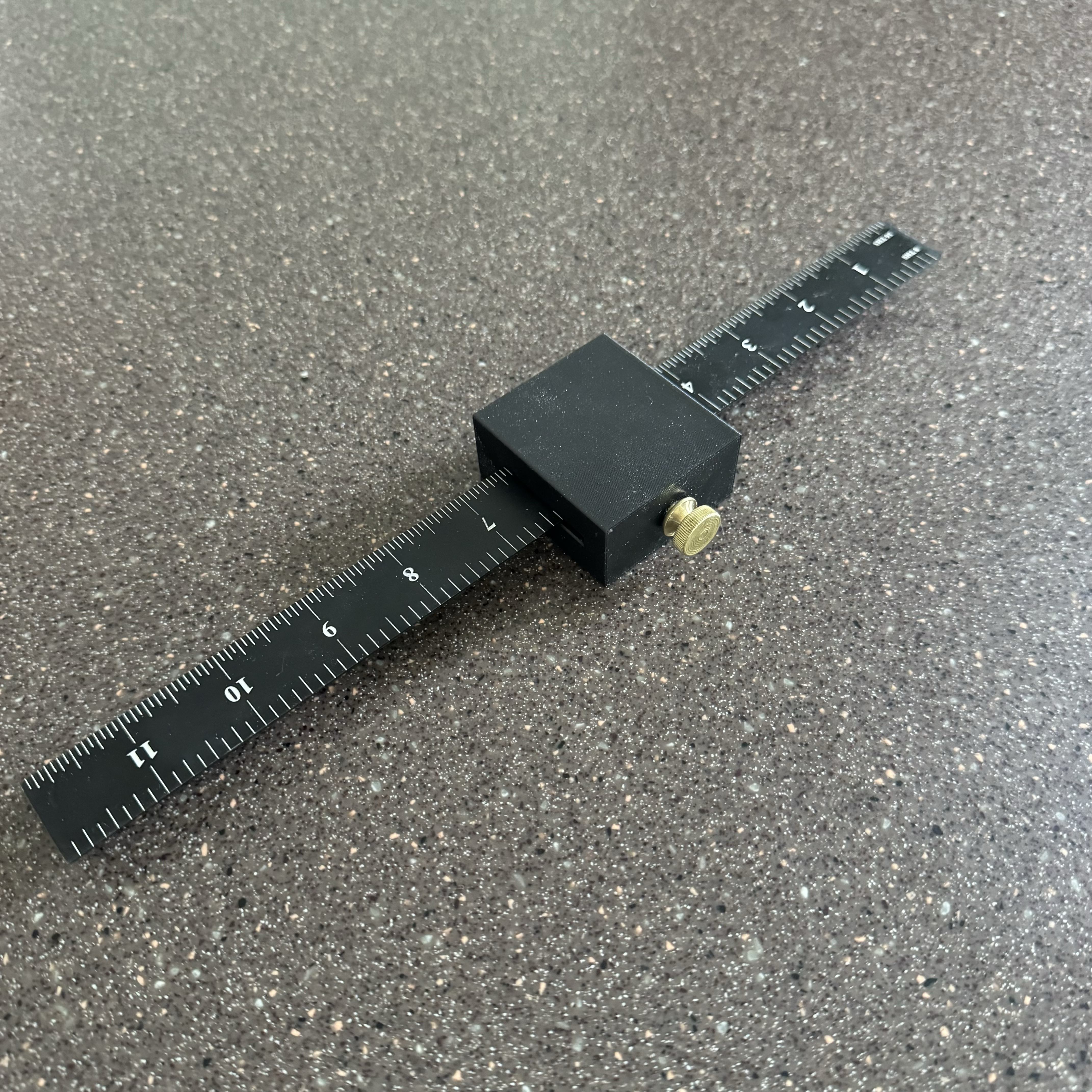 Adjustable Rule Stop with 1/4"-20 threads by Handy Handcrafts ...
