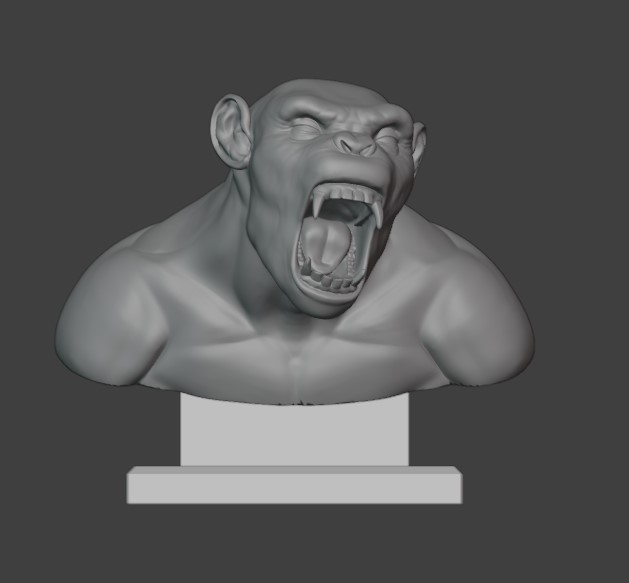 Chimp by Fermin Valeros | Download free STL model | Printables.com