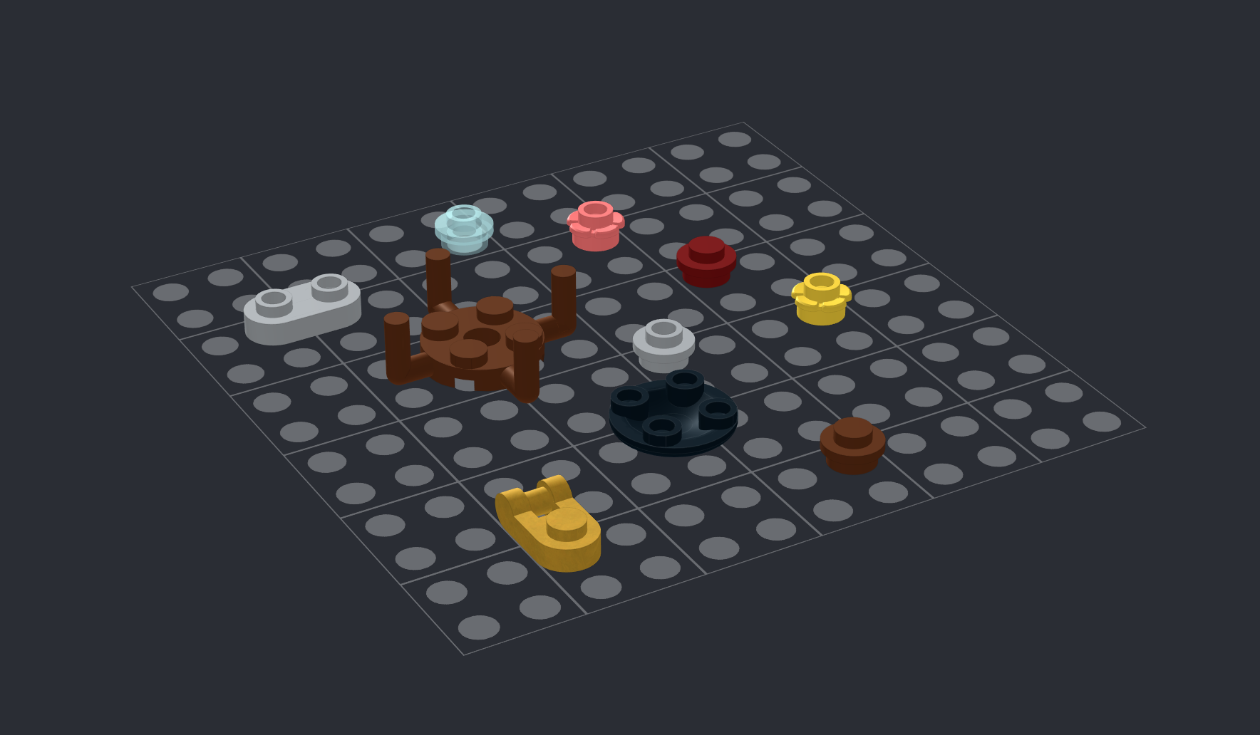 Plate, Round LEGO Brick (Real LEGO) by dokxtr | Download free STL model ...