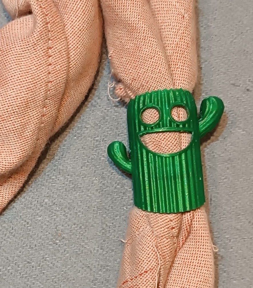 Smiling Cactus Scout Woggle by Baloo 3D | Download free STL model ...