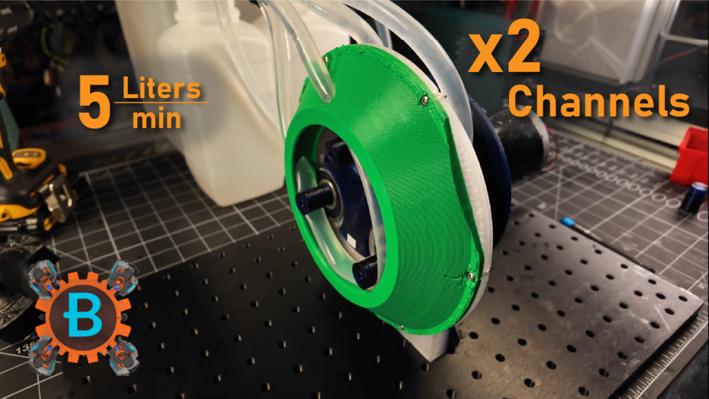 High Flow, 2 Channel Peristaltic Pump by BubsBuilds | Download free STL ...