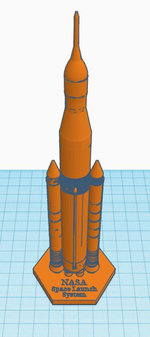NASA Space Launch System SLS Model for Classroom by Space_Gal ...