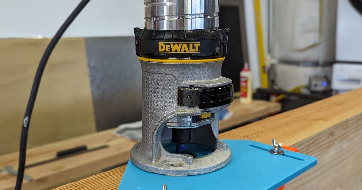 DeWalt Router Fence by rotf101 | Download free STL model | Printables.com