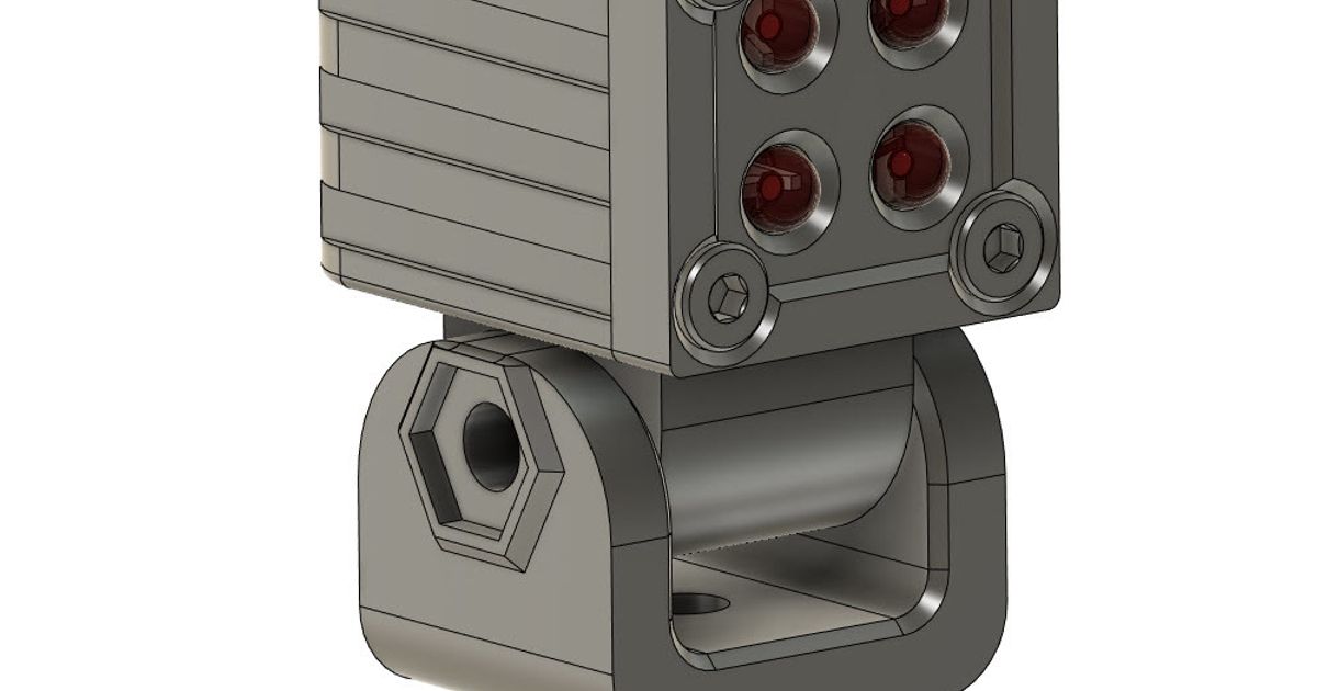 Axial SCX6 - LED Light Pod Kit by SilverBullet126 | Download free STL ...