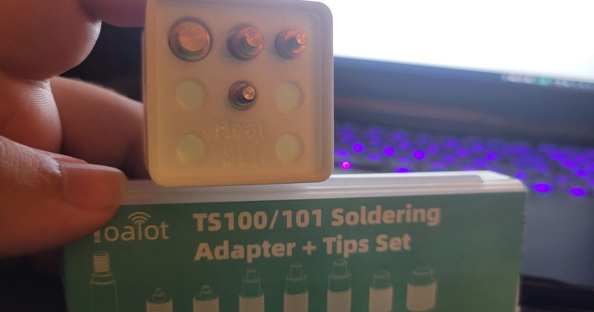 Gridfinity Heat Set Tool Holder Same Height Remix by Private Butts | Download free STL model ...