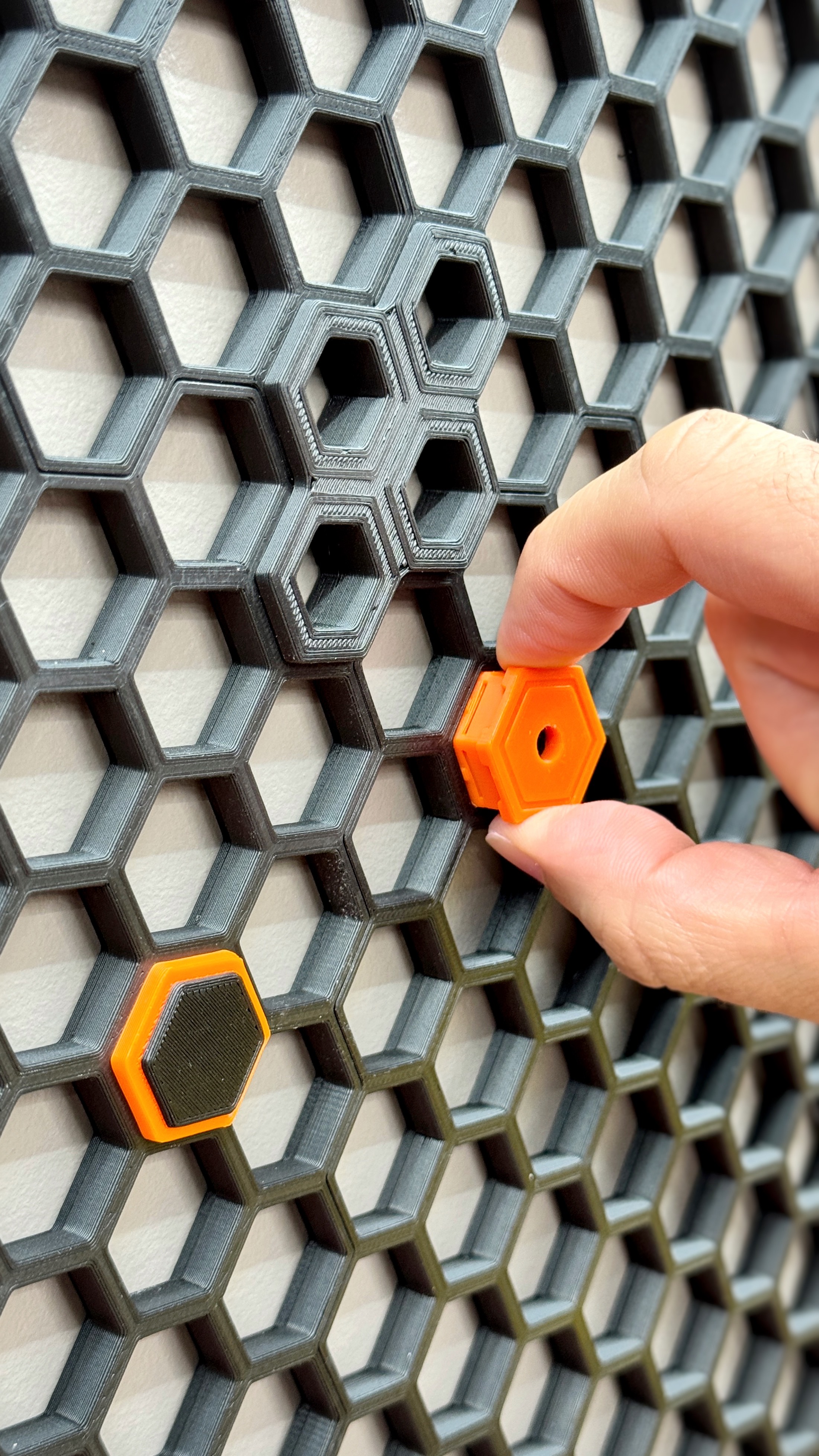 REMOVABLE Inserts for Honeycomb Storage Wall Pegboard by Ryan Millar ...