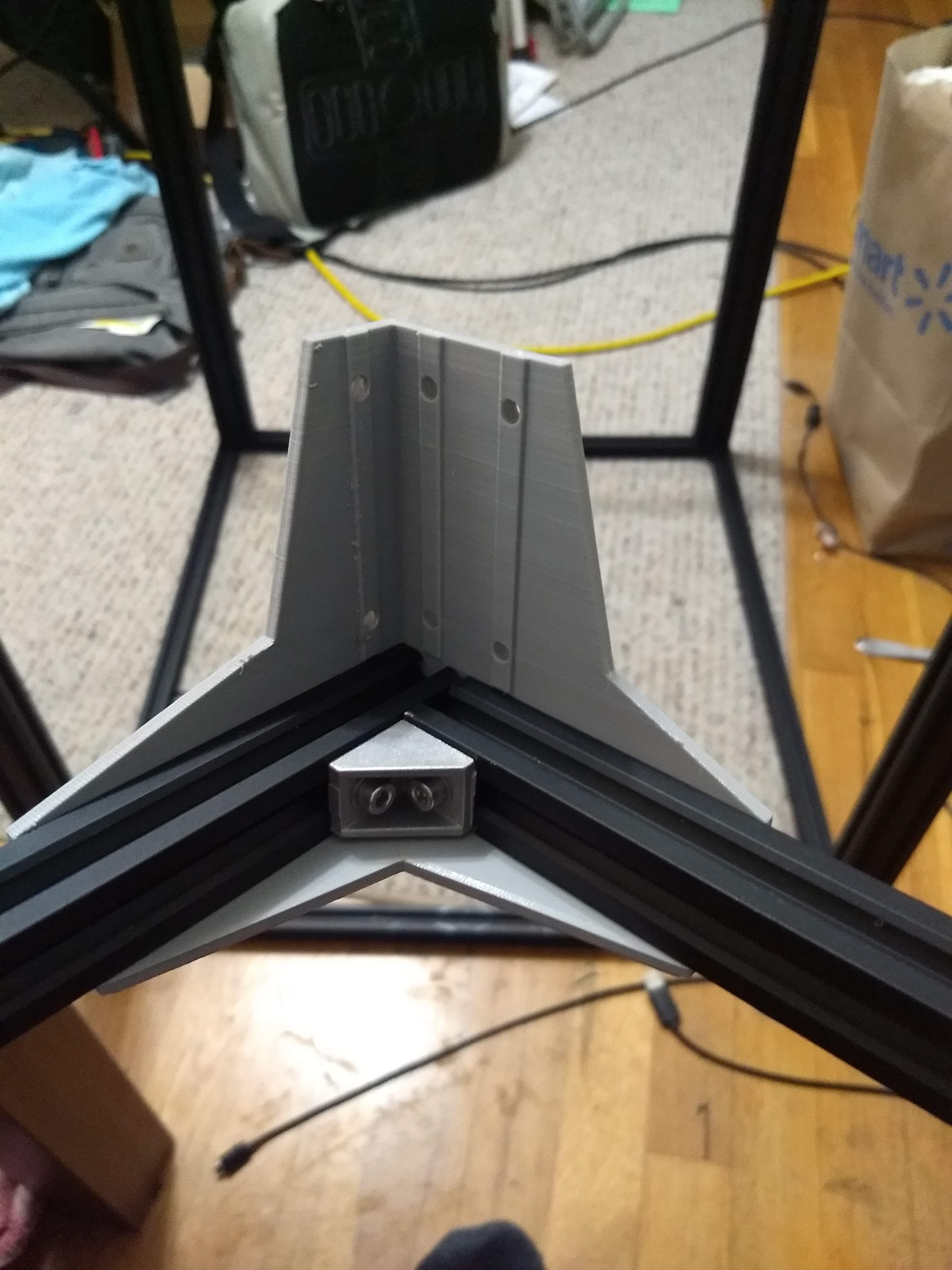 2040 Aluminum Exstrusion Corner Bracket by avrhacks | Download free STL ...
