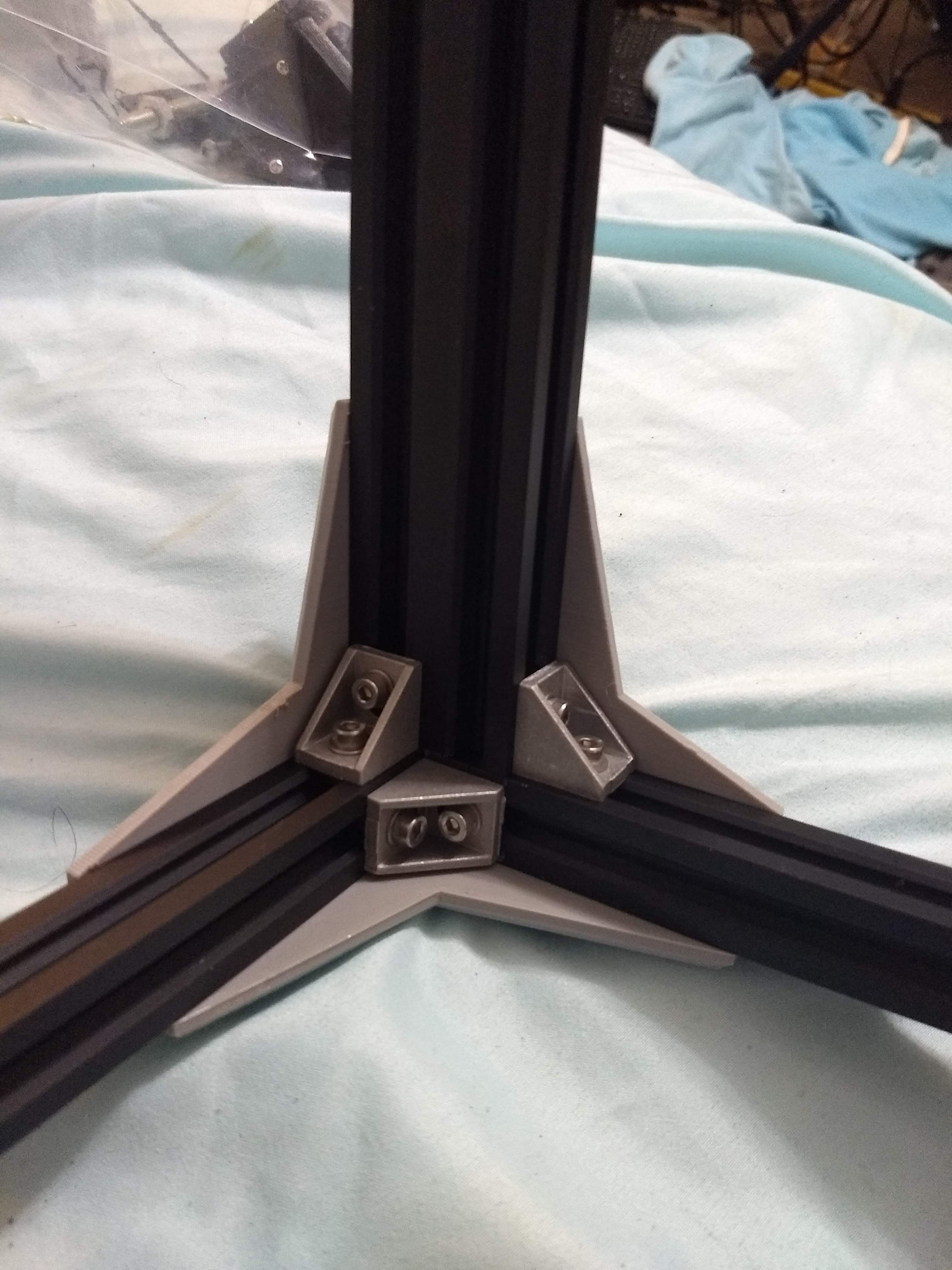 2040 Aluminum Exstrusion Corner Bracket by avrhacks | Download free STL ...