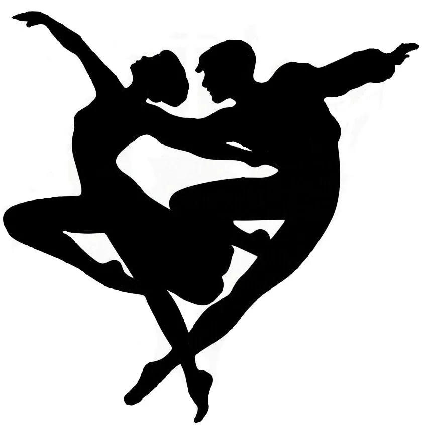 Stencil, wall art: Dancers by Nina Máčová | Download free STL model ...