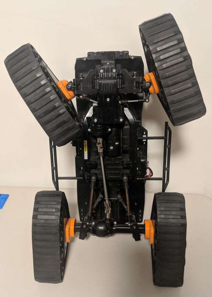 Mattracks adapters for CC-01 and TRX-4 trucks by ltlowe | Download free ...