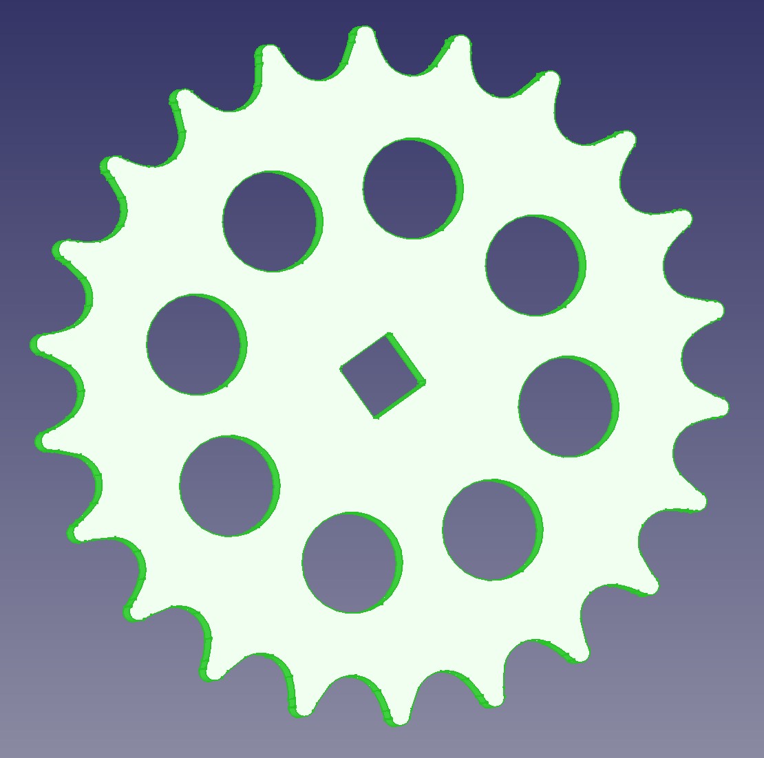 Sprockets for drive chain by Rego | Download free STL model ...