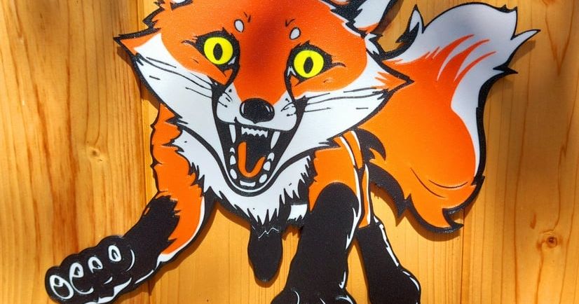 Halloween scary Fox window decoration by kutnohormac | Download free ...