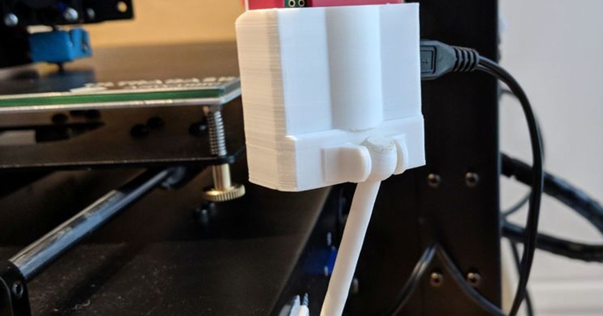 Raspberry PI Zero w/ Camera Holder/Mount by ltlowe | Download free STL ...