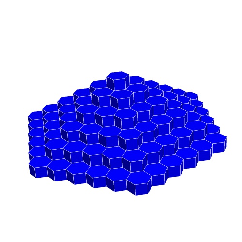 COMPLIMENTARY TOPOGRAPHICAL HEXAGONAL DISCS 1 & 2 by Albert P ...