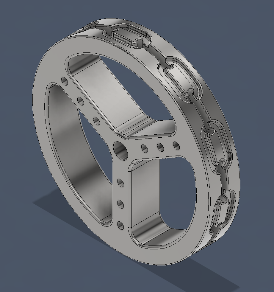 100mm chain wheel by jattie | Download free STL model | Printables.com