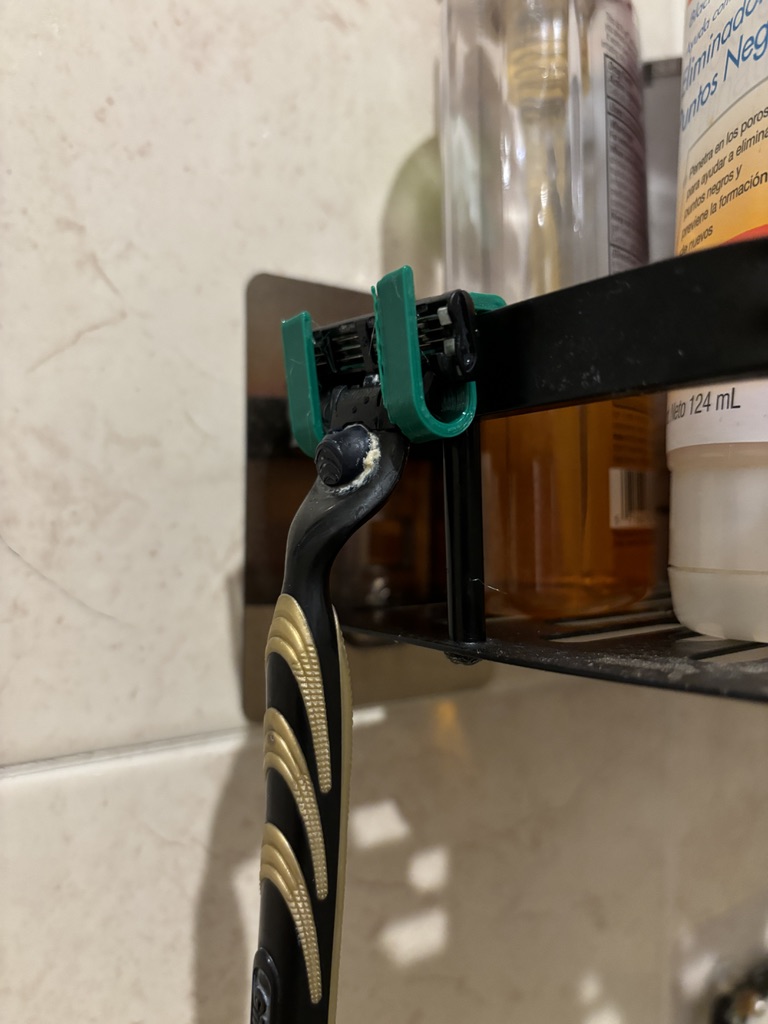 Gilette Mach3 Razor Holder by NiftyStudioMX | Download free STL model ...