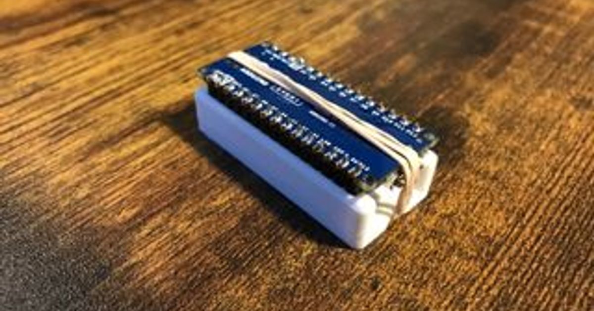 Arduino Nano Every Solder Holder by Steven | Download free STL model ...