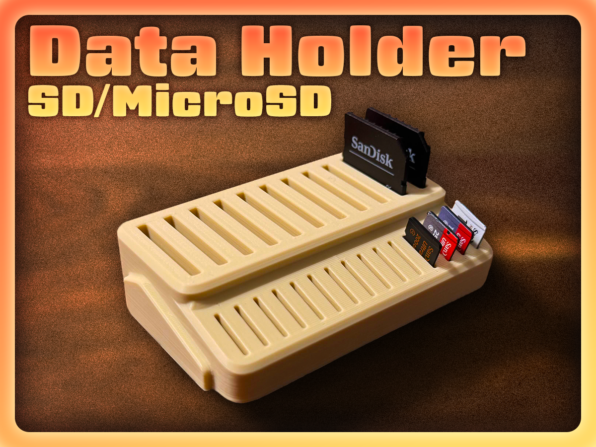 Data Holder (SD/MicroSD) by SillyPrints | Download free STL model ...