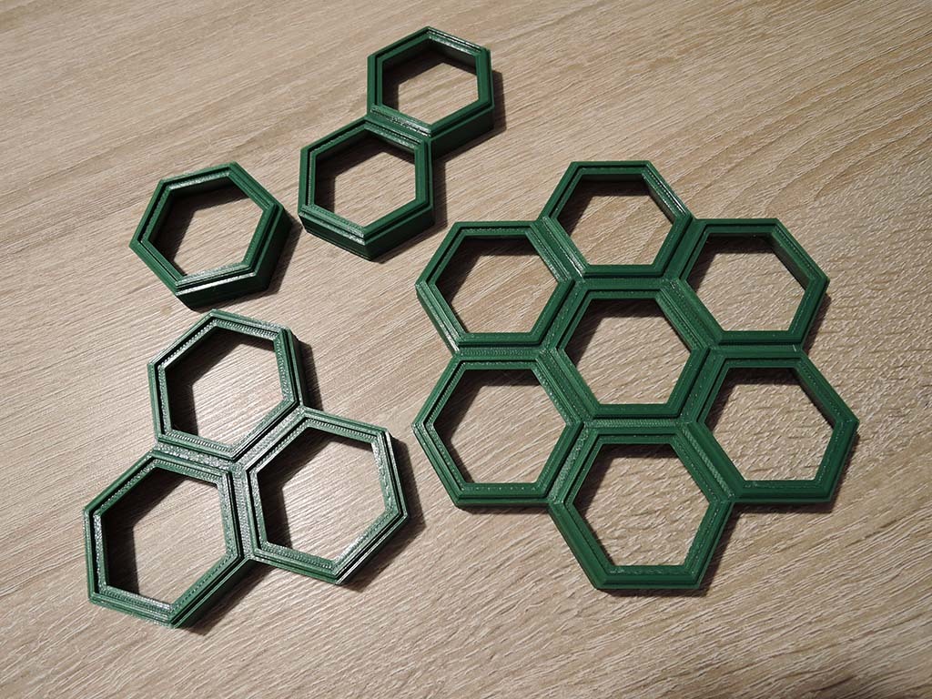 Scenic 3D Hex terrain for MagHex terrain tiles by Ignis Veneficus ...