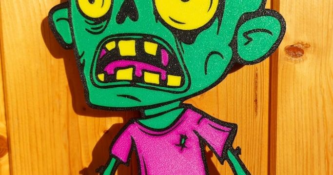 Halloween cartoon Zombie window decoration by kutnohormac | Download ...