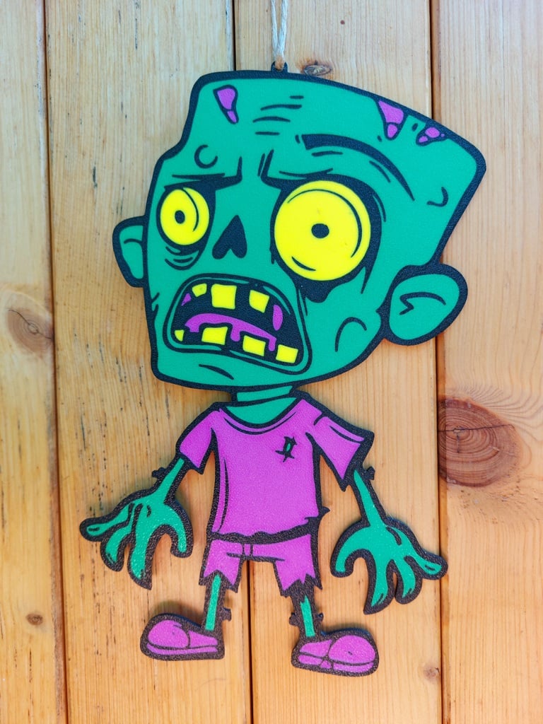 Halloween cartoon Zombie window decoration by kutnohormac | Download ...