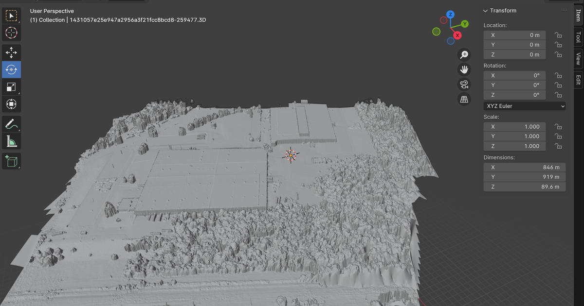 Sample Drone Orthomosaic by Nimbus | Download free STL model ...