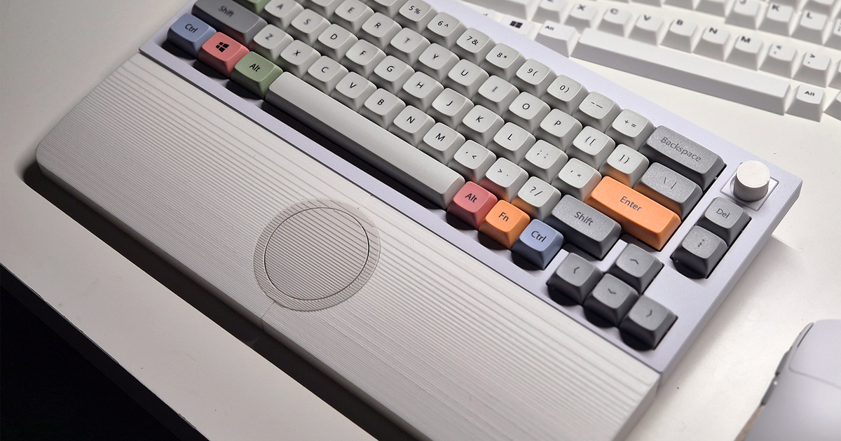 Keyboard wrist rest - 33cm - For Keychron Q2 /Q2 Pro / Q2 Max and many ...