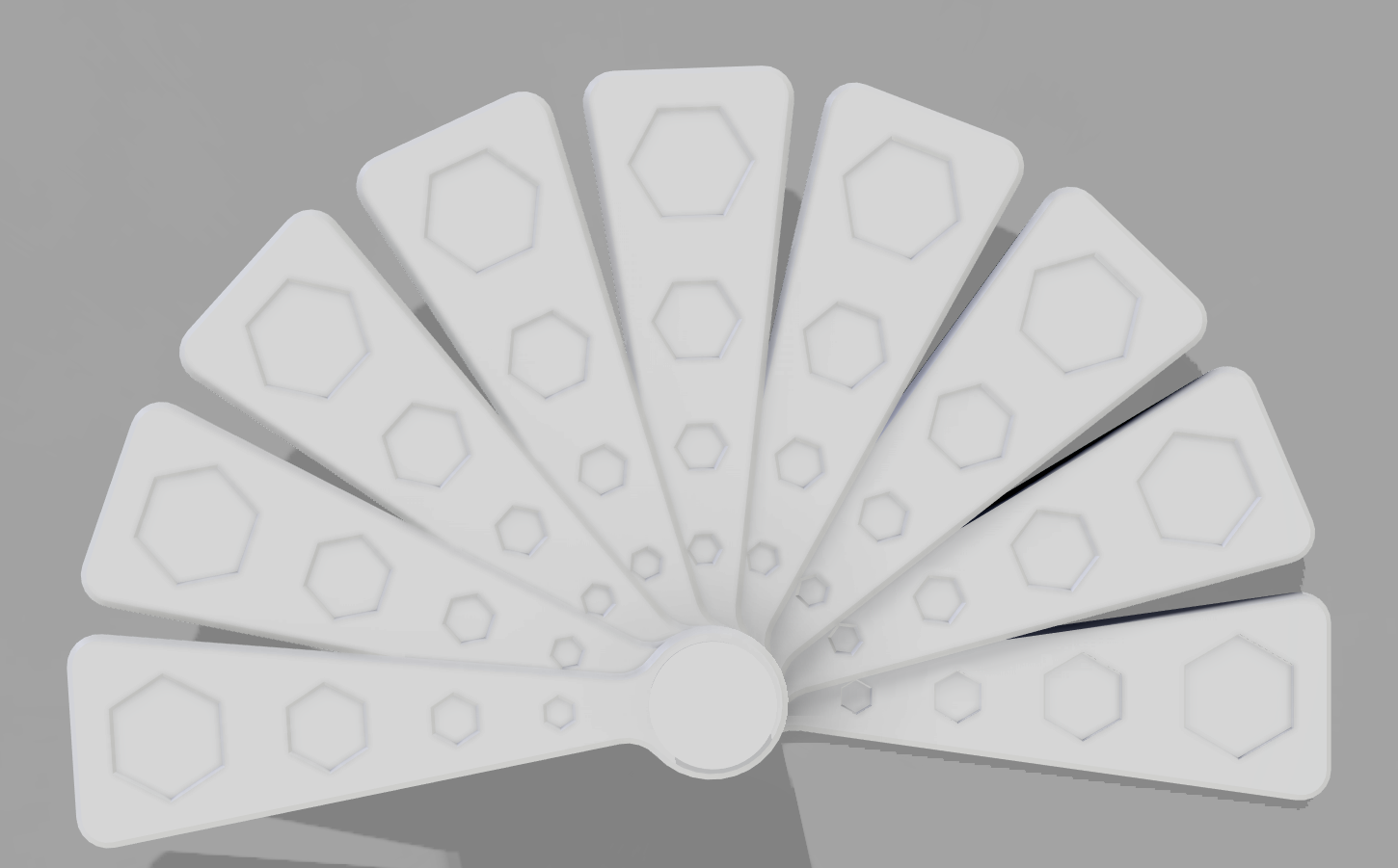 The 3D printed Hand Fan by gizmofactory | Download free STL model ...