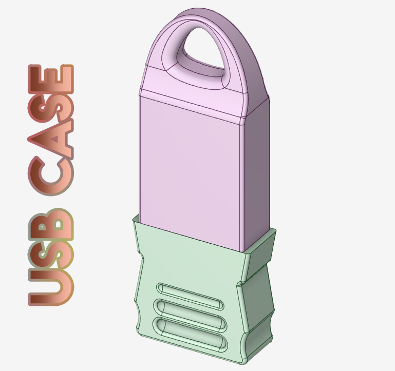 usb L case by chagocad | Download free STL model | Printables.com