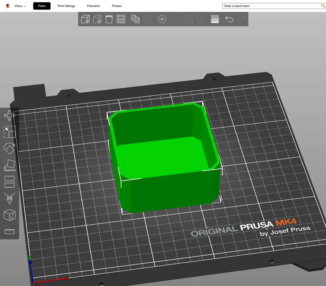 Milwaukee Packout 4 inch bin half height Container by Kloeless ...