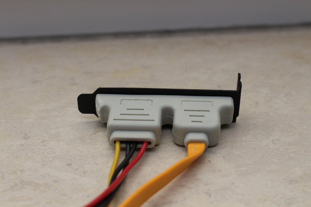 PCI Low Profile E Sata and Power Bracket by bladel | Download free STL ...