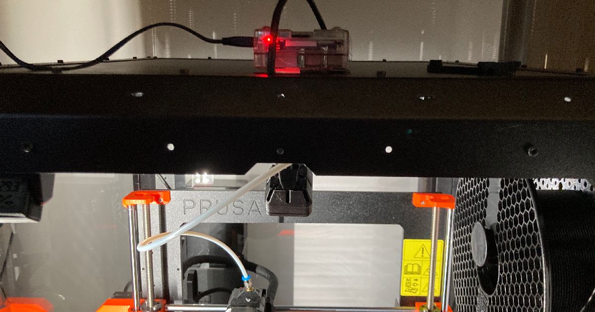 Raspberry Pi Camera Mount For Original Prusa Enclosure I3 Mk3 Mk4 By Cereb Download Free Stl 