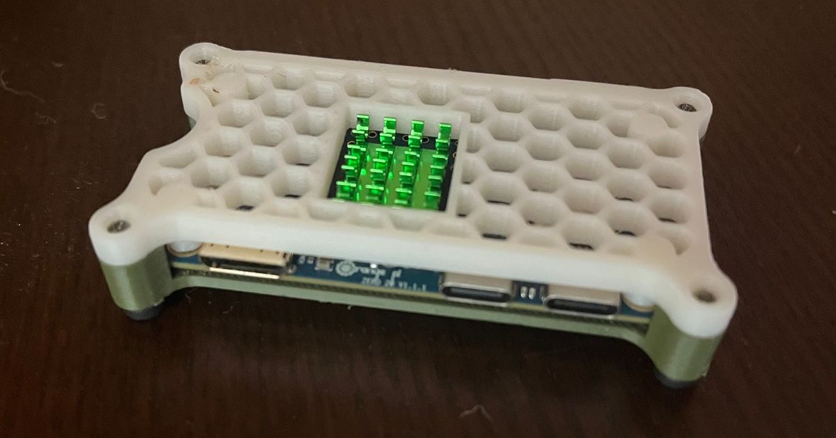 Orange Pi Zero 2 W Honeycomb Case by Tekdoc | Download free STL model ...