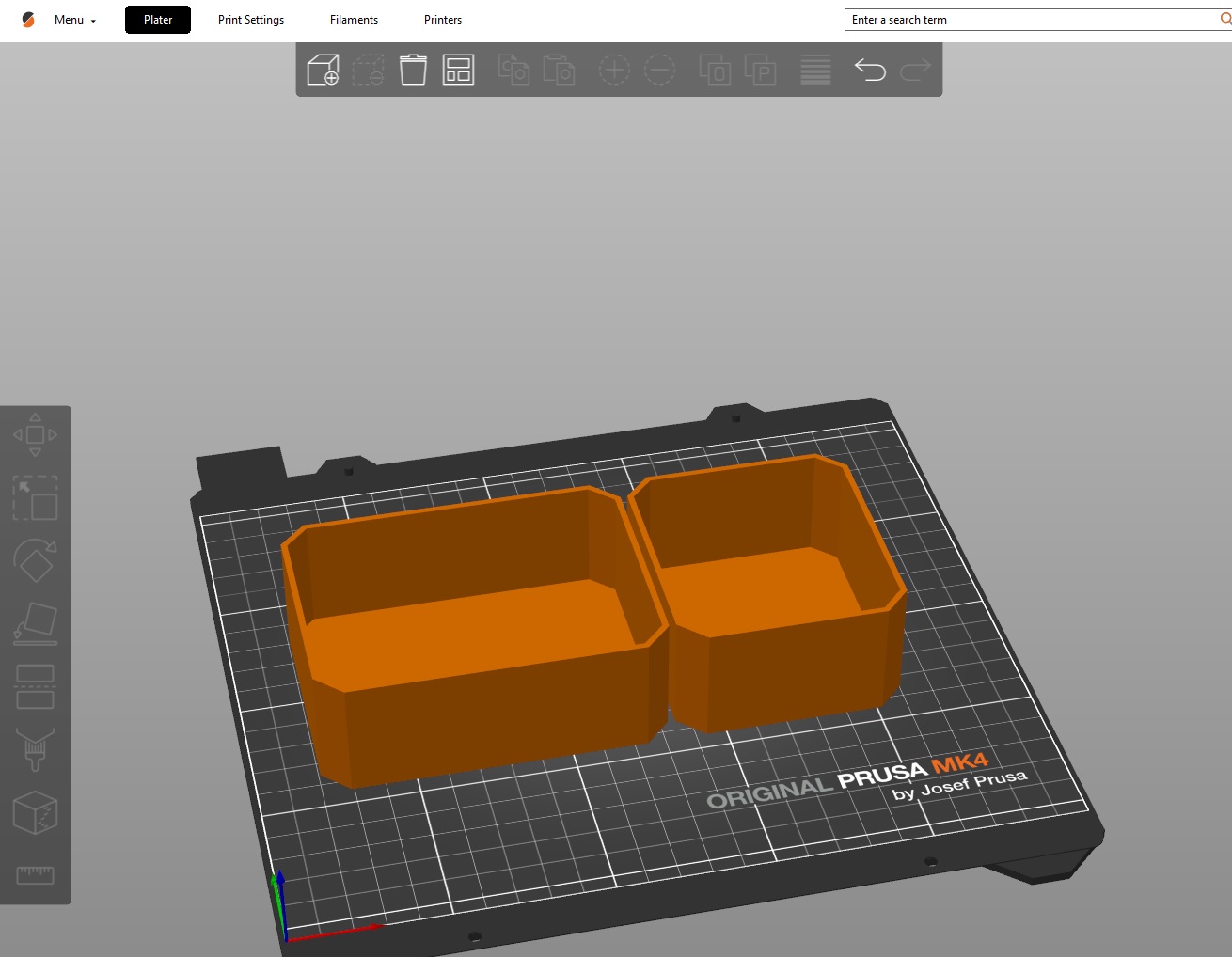Milwaukee Packout 8 inch bin 60/40 containers half height by Kloeless ...