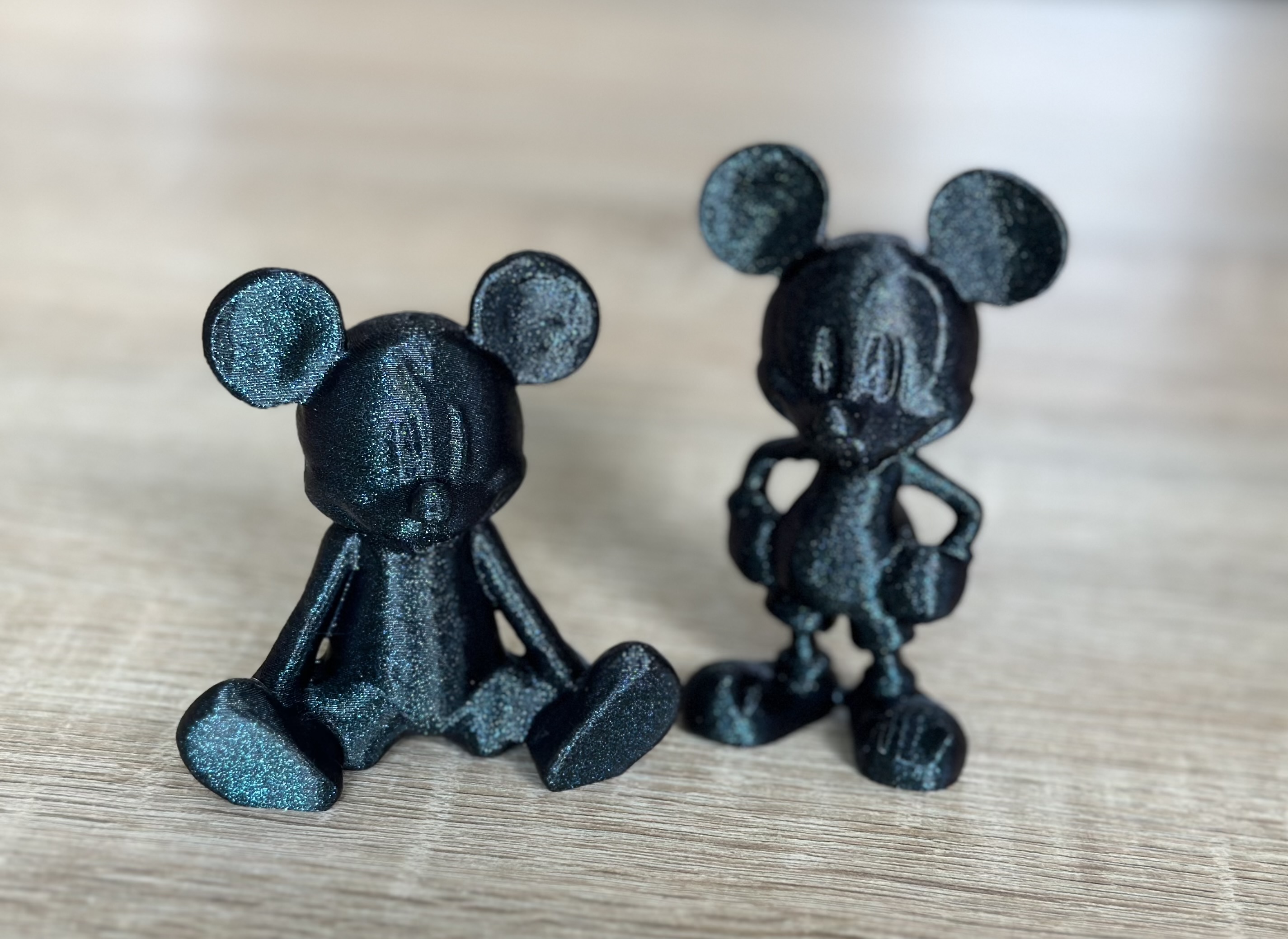 Two Mickey Mouse figures by kisik20 | Download free STL model ...