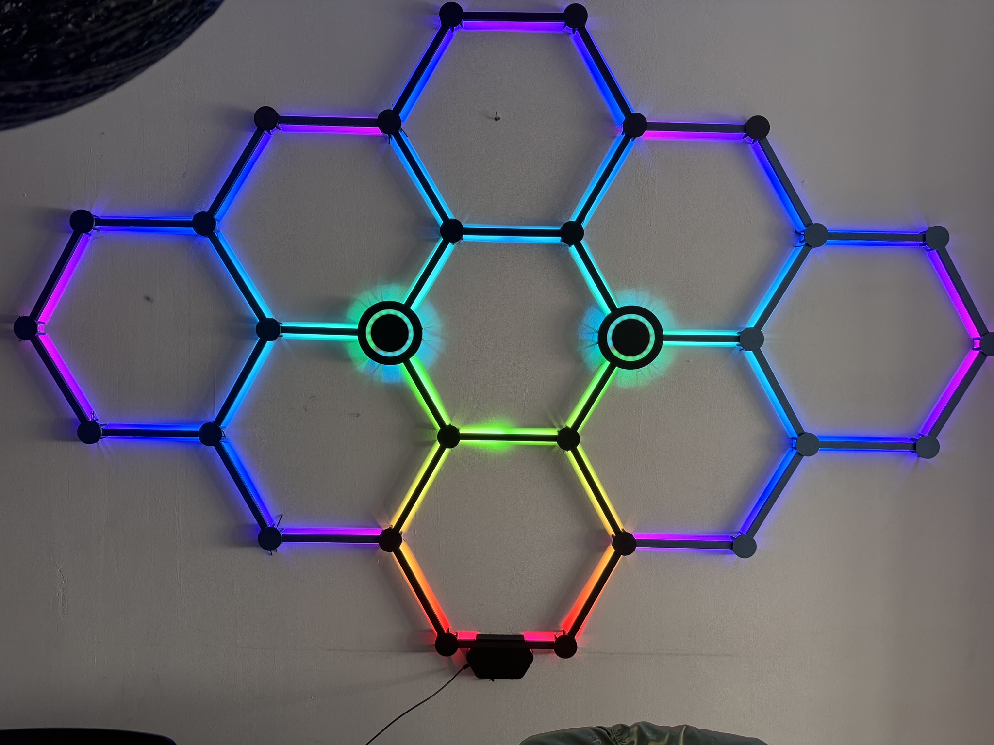 ExoWall v2 "Hex Led Wall Art" by DutchWorkX3D | Printables Store