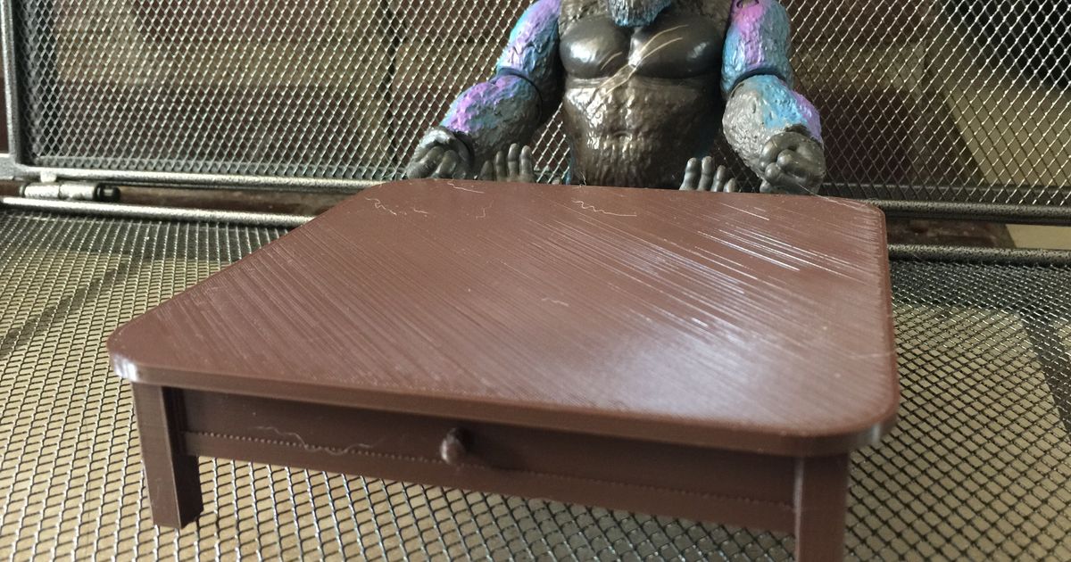 Table, Coffee, Rounded by StarLabs3D | Download free STL model ...