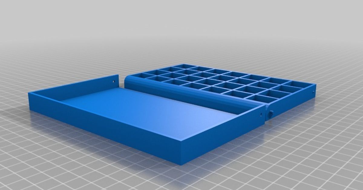 4 weeks Pill Box Organizer by Jivens | Download free STL model ...